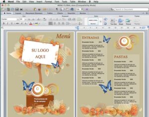Crea Menús Atractivos y Profesionales en Word | Nautilus